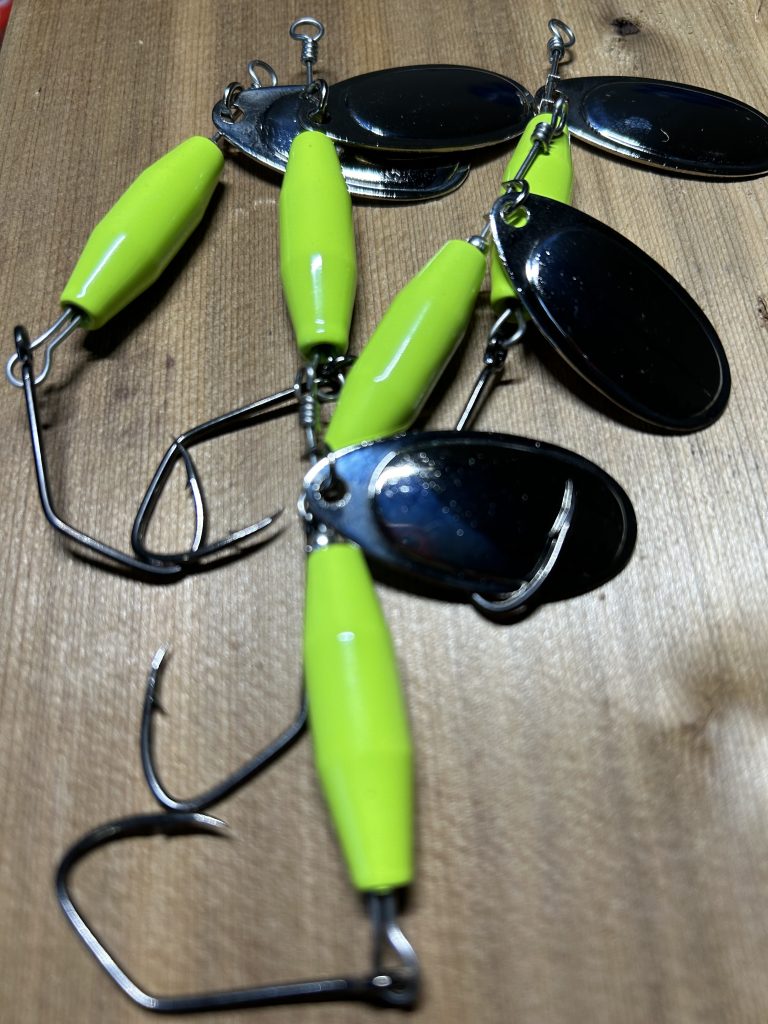 NW Tackle 101 Steelhead/Salmon Casting Spinners 3/4 oz Yellow Smooth ...